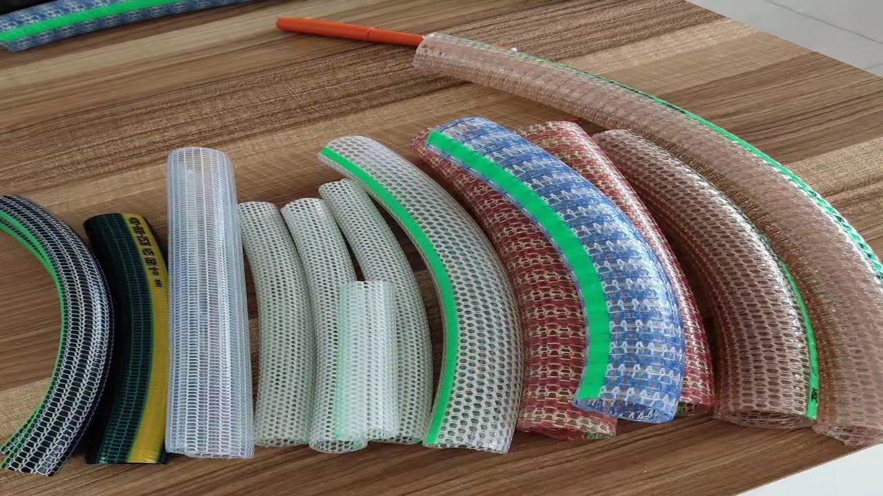 pvc fiber braided pipe machine| fiber braided reinforced pipe extrusion ...