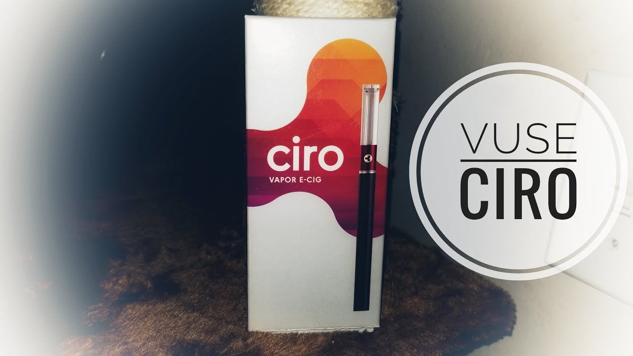 Review of the Vuse Ciro e-cig - YouTube