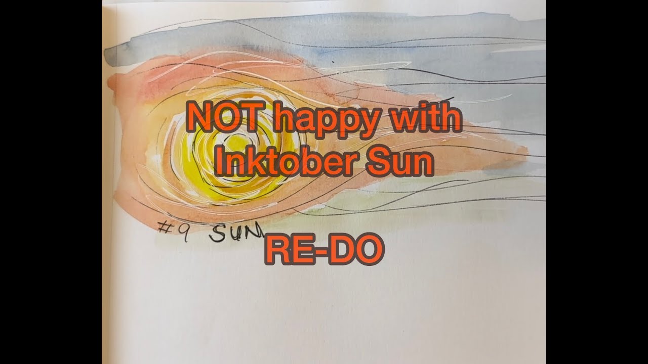 Art with Cyndie Inktober re do - YouTube