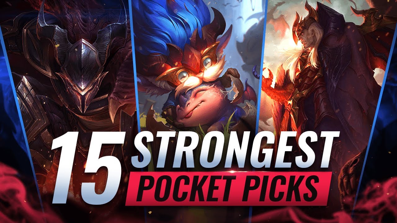 15 STRONGEST Pocket Picks for EVERY ROLE in League of Legends - Season ...
