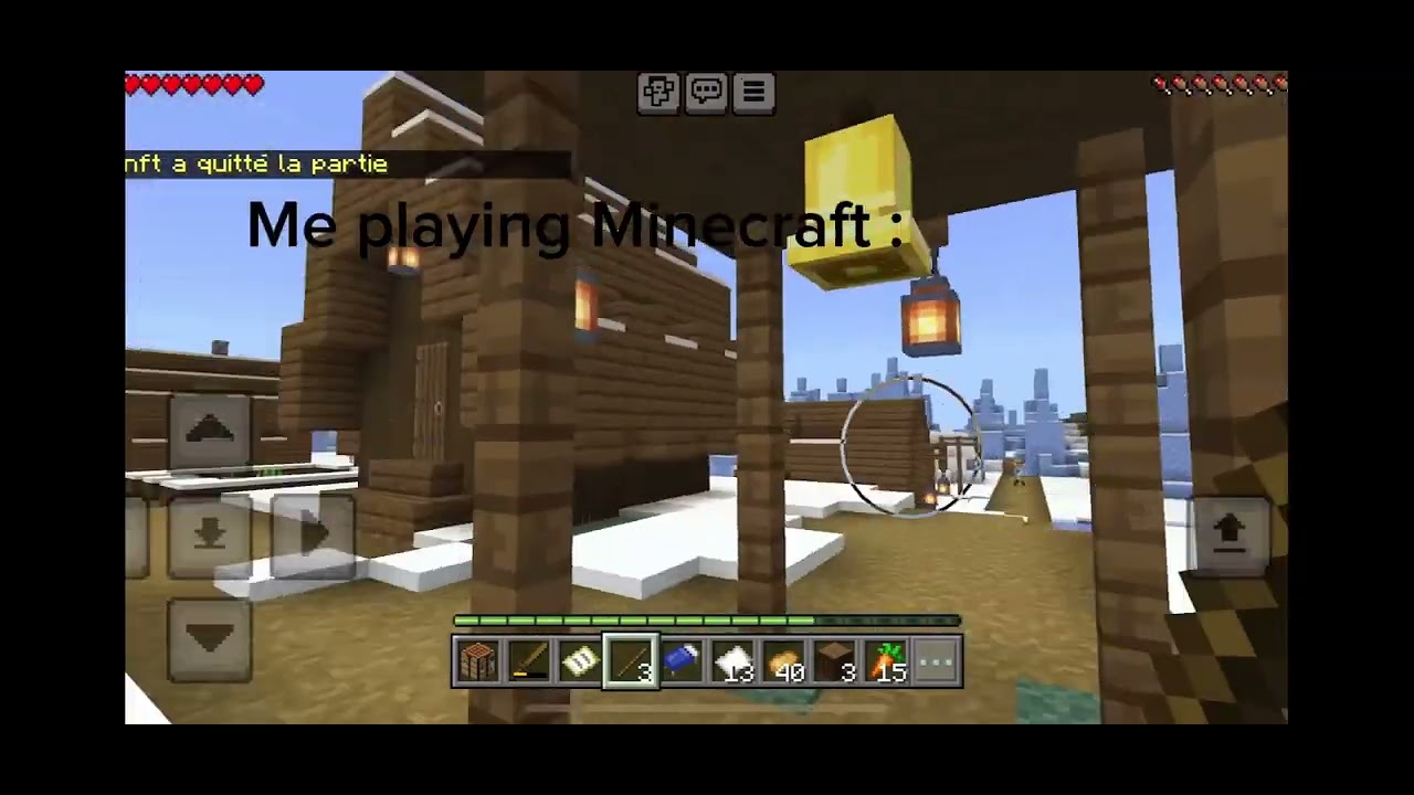 Me playing Minecraft : - YouTube