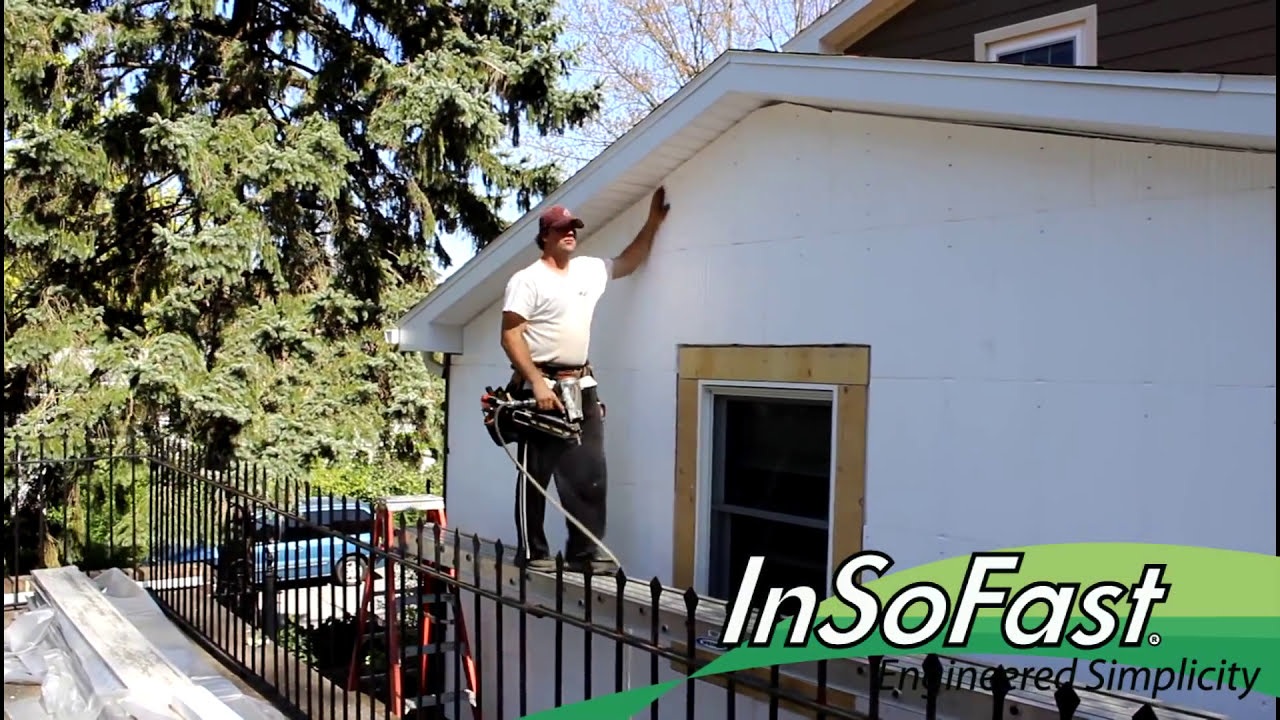InSoFast EX 2.5 Exterior Insulation - YouTube