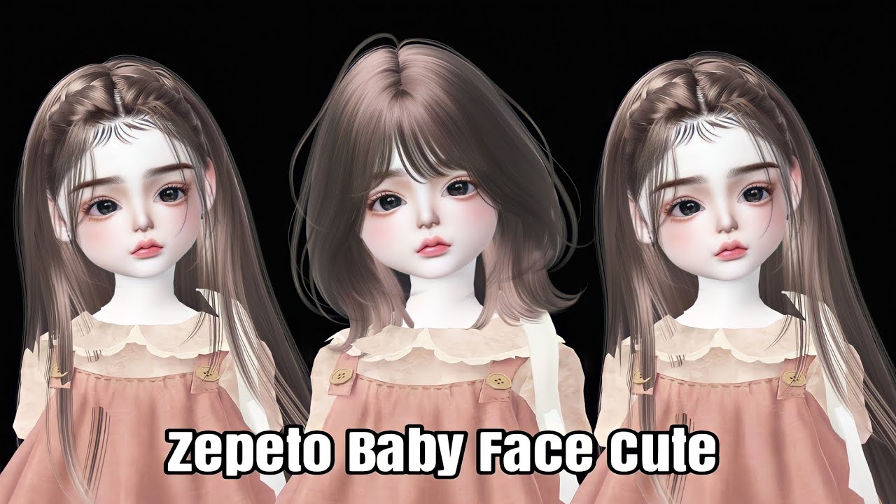 Baby Face Zepeto | Tutorial Face Bocil | Oplas Baby Zepeto - YouTube