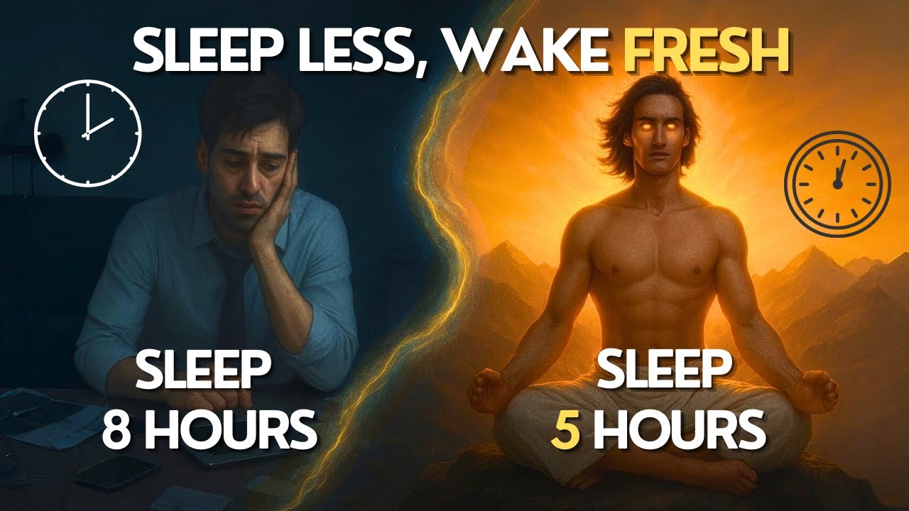 How to Sleep LESS Hours and Wake Up FRESH like the Rishi Munis - YouTube