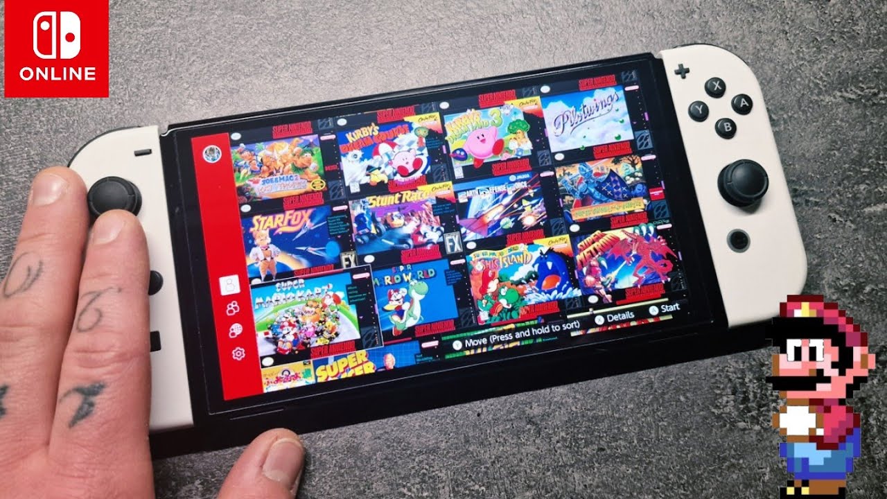 Super Mario SNES ONLINE Games Nintendo Switch Oled Gameplay - YouTube