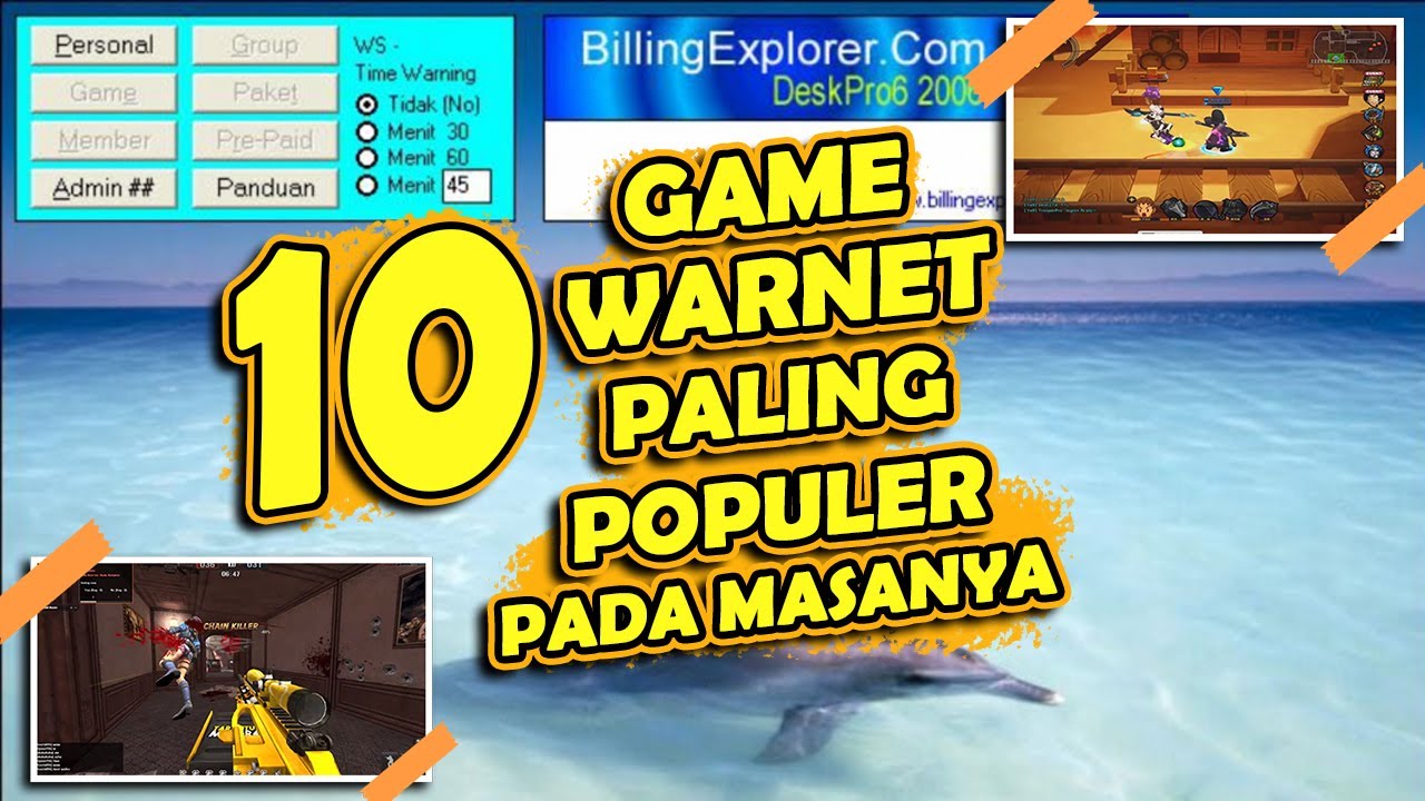 10 Game Warnet Paling Sering Dimainkan / Paling Populer Pada Masanya ...