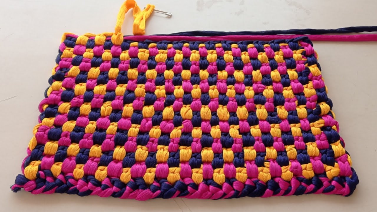 How To Make Doormat , Doormat Making At Home , Super Beautiful Doormat ...