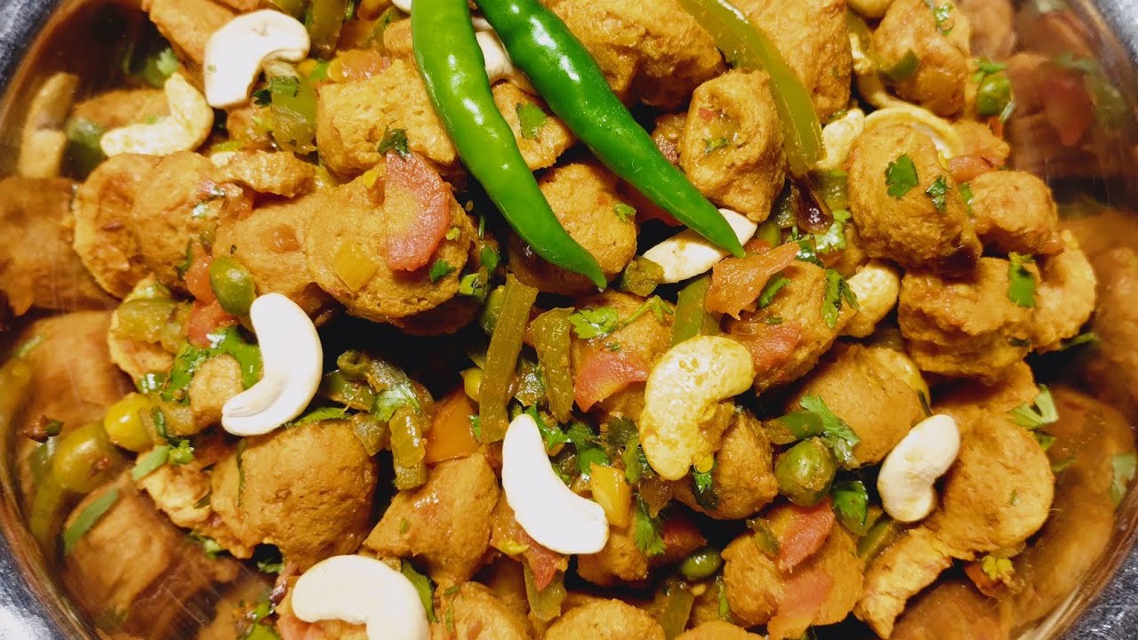 Easy Chilli Soya Chunks | High protein Soya Chunks Recipe | 100% veg ...