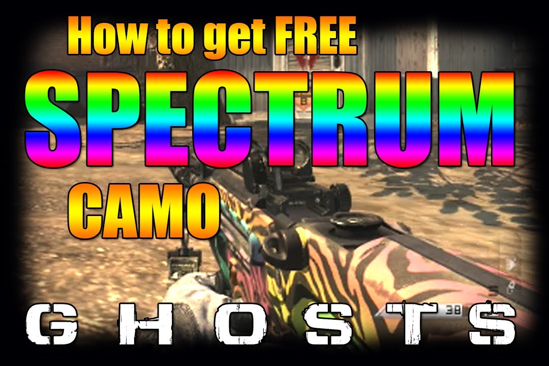 How to get SPECTRUM CAMO for Free! Call of Duty Ghosts Tutorial - YouTube