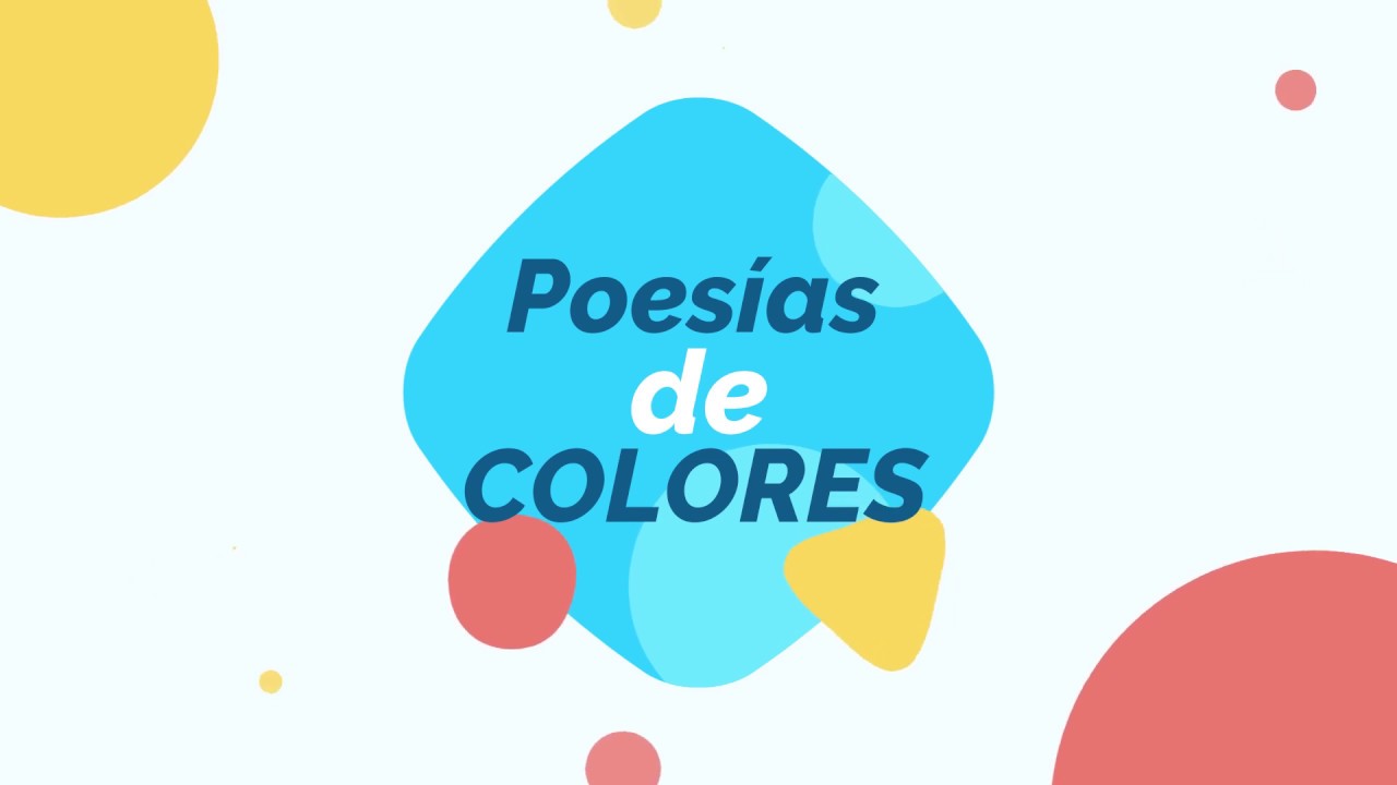 COLORES - Poesías para niños - YouTube