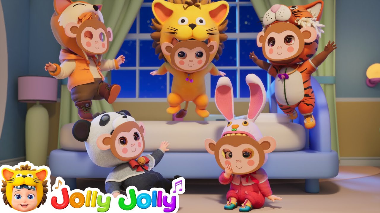 🎃🍬Disfraz de Halloween👻 Cinco Monitos | Jolly Jolly en Español ...