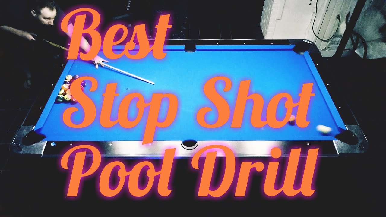 Best stop shot pool drill! - YouTube