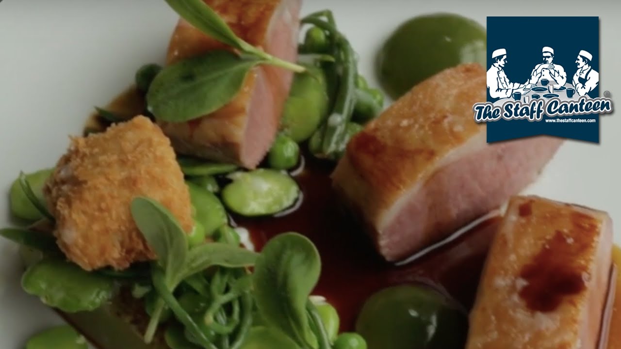 2-Michelin star chef Ashley Palmer-Watts creates a lamb and cucumber ...