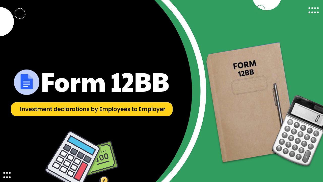 Maximize Your Tax Savings | Generate and Submit Form 12BB online - YouTube