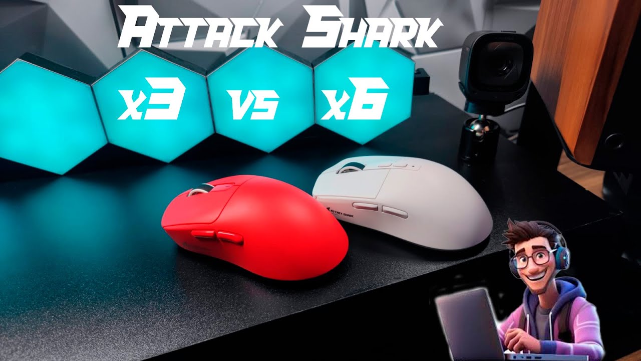 Attack shark x3 vs x6 - YouTube