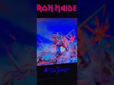 IRON MAIDEN BLACK LIGHT POSTERS