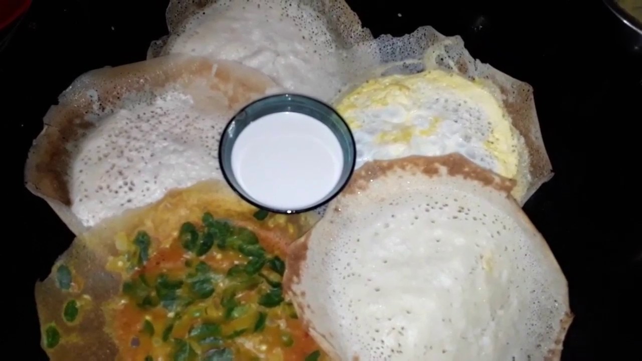 varieties of appam/appam/ coconut appam/ nei appam/ egg appam/ keerai ...