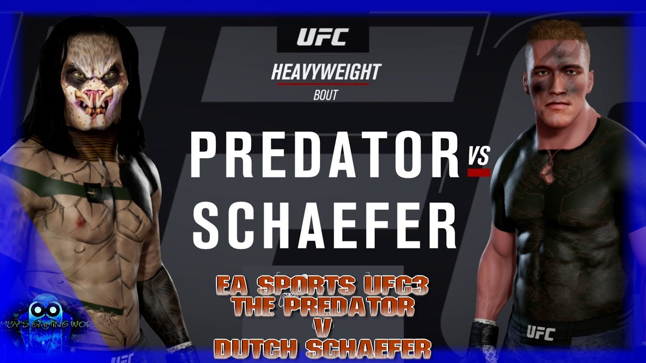 EA SPORTS UFC 3 - Predator v Dutch Schaefer - YouTube
