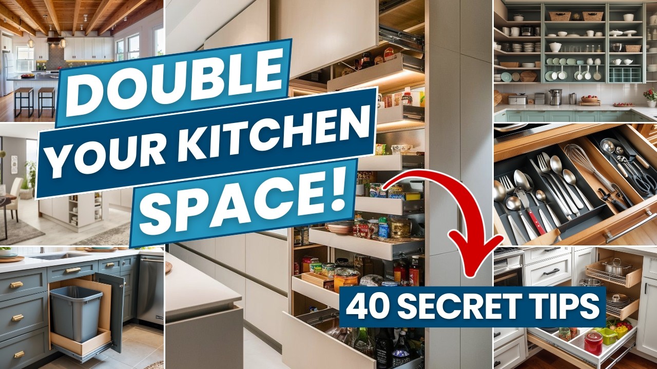 40 Kitchen Storage Solutions That Will Double Your Space | Organization ...