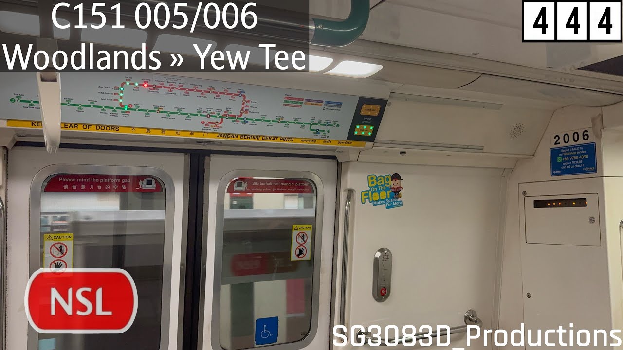 [SMRT][3 NSL KHI Left] Kawasaki Heavy Industries C151 [005/006] - NS9 ...