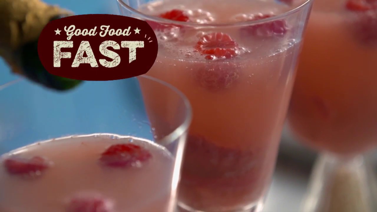 HSN | Good Food Fast: Raspberry Cream Mimosa - YouTube