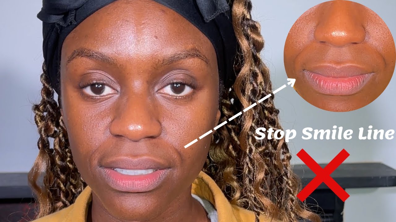 HOW TO STOP 🛑 SMILE LINES FROM APPEARING AFTER UOU HAVE DONE YOUR MAKEUP - YouTube