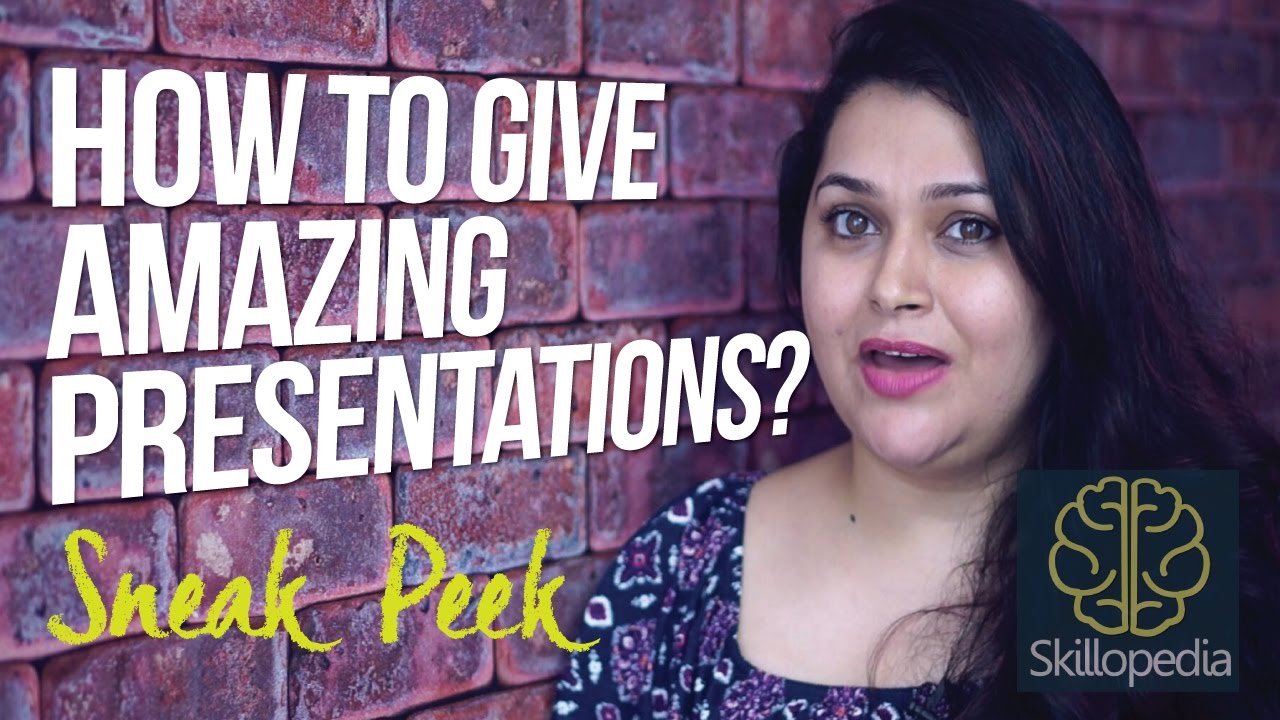 Skillopedia - Tips for Effective presentation skills ( Sneak Peek) - YouTube
