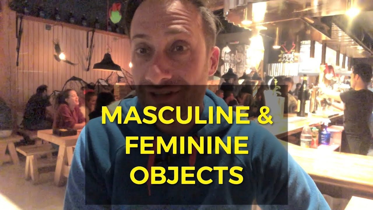 MASCULINE AND FEMININE OBJECTS - YouTube