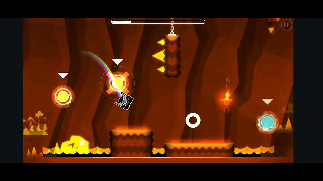 Day 1 trying to defeat ghost ship in geometry dash - YouTube