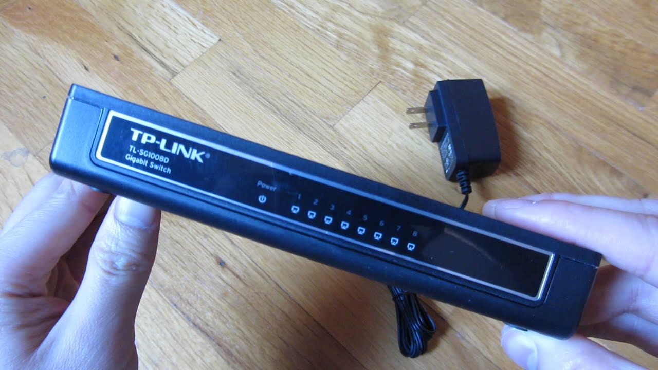 TP-LINK TL-SG1008D - 8 Port Gigabit Switch Review - YouTube
