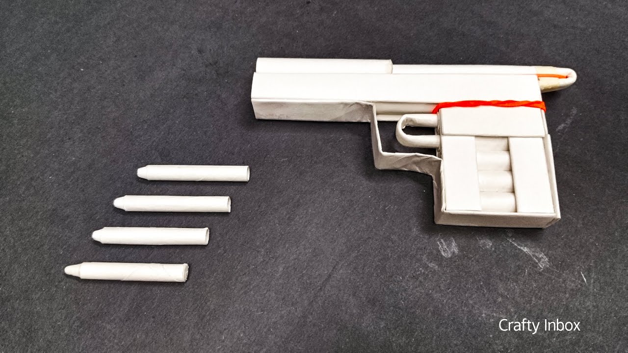 Papercraft Gun Instructions Paper Zapper DIY Papercraft Kit