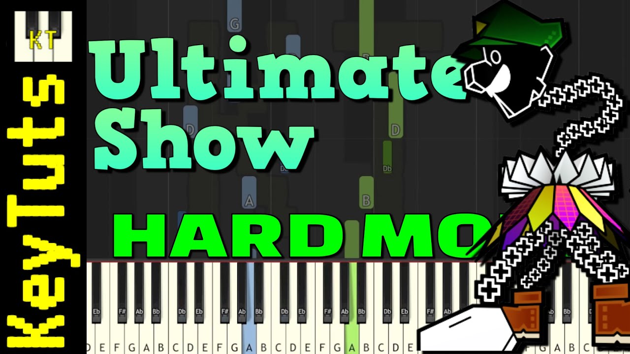 The Ultimate Show [Super Paper Mario] - Hard Mode [Piano Tutorial ...
