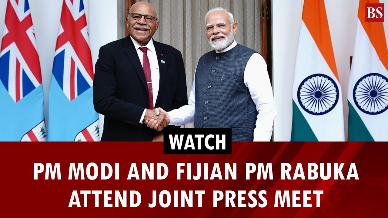 Watch | PM Modi and Fijian PM Rabuka attend joint press meet | India ...