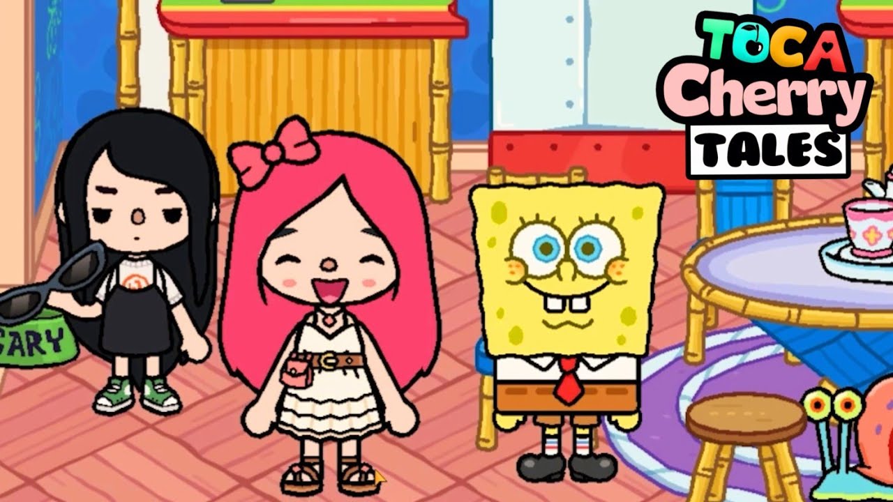 Cherry Meets Spongebob Squarepants? 😱 - YouTube
