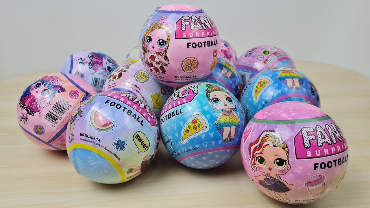 13 Minutes Satisfying Unboxing 12 Giant Fancy Surprise Eggs Football ...
