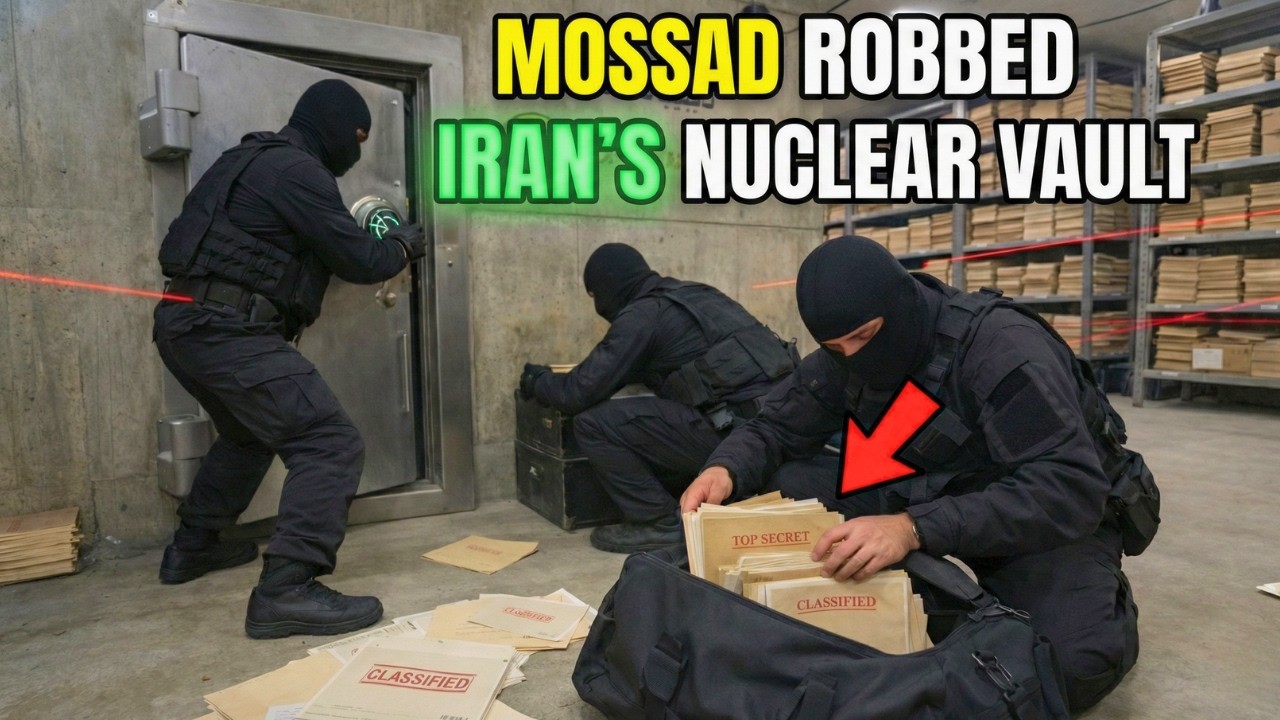 How Mossad Stole 100,000 Documents from Iran's Secret Nuclear Vault in ...