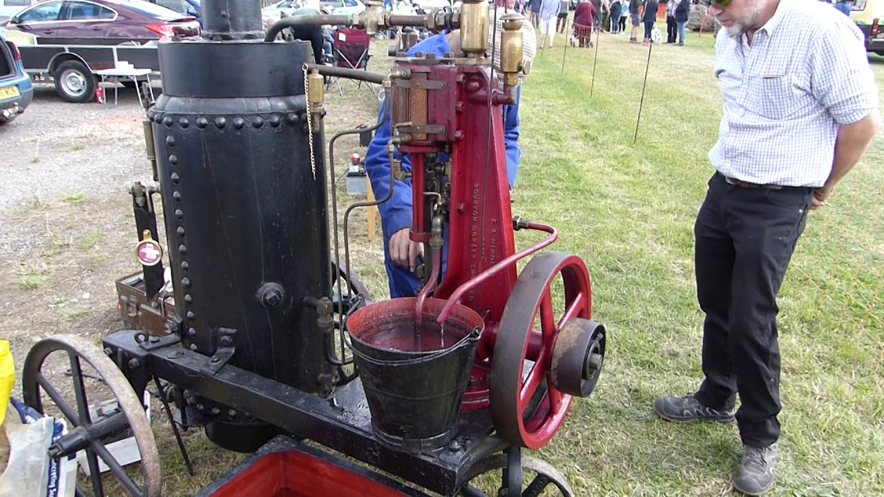 old 1880 Hindley steam engine - YouTube