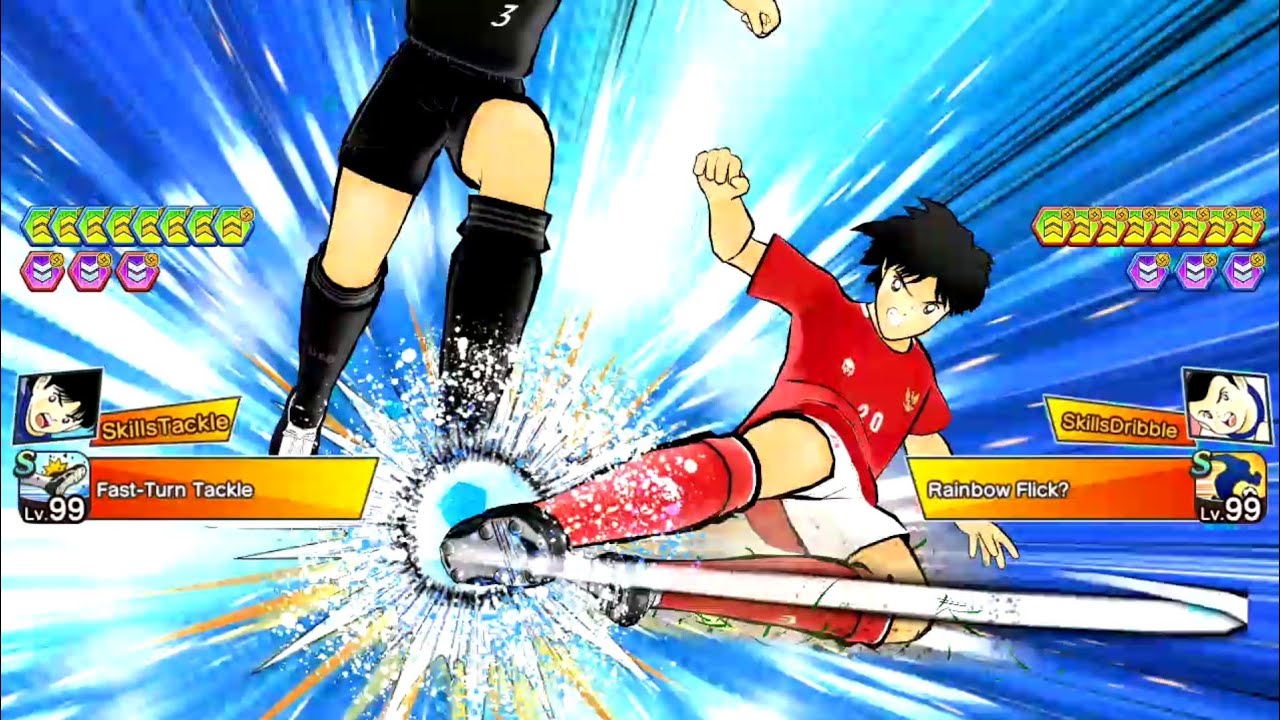Fast-Turn Tackle (Aoi Shingo) - Captain Tsubasa Dream Team Skill - YouTube
