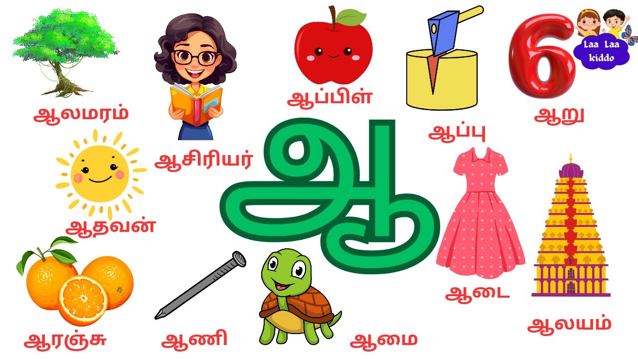 50 ஆ வரிசை சொற்கள்/ Aa Letter Words in Tamil/Aa Varisai Sorkkal ...