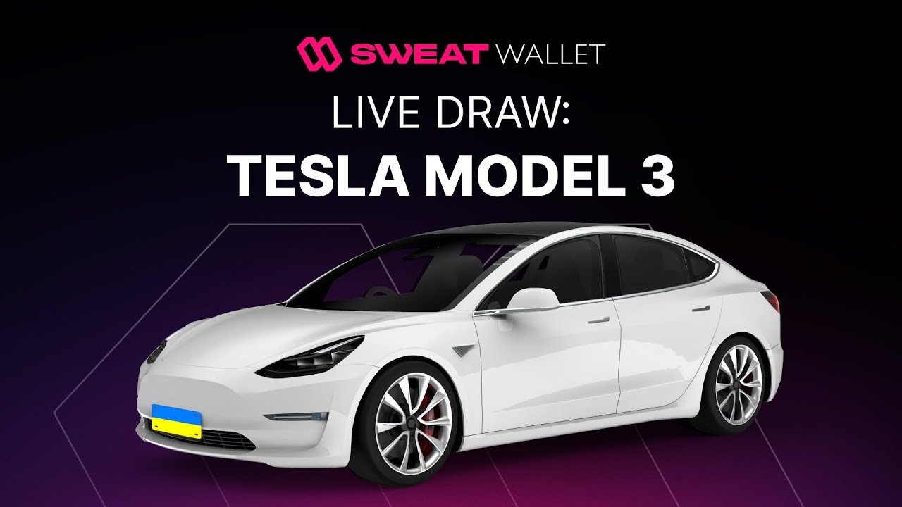 LIVE RECORDING: Tesla Model 3 Prize Draw from Sweat Economy - YouTube