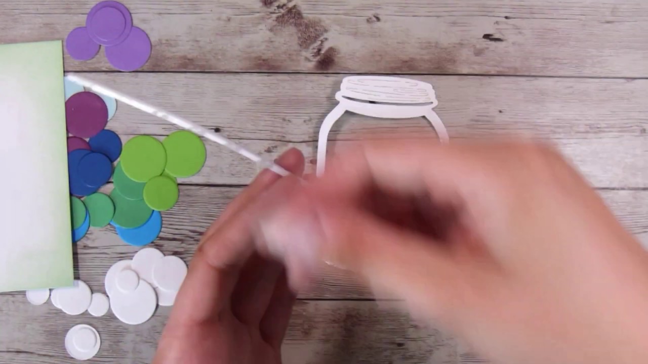 Simple Circles In Cardmaking - YouTube