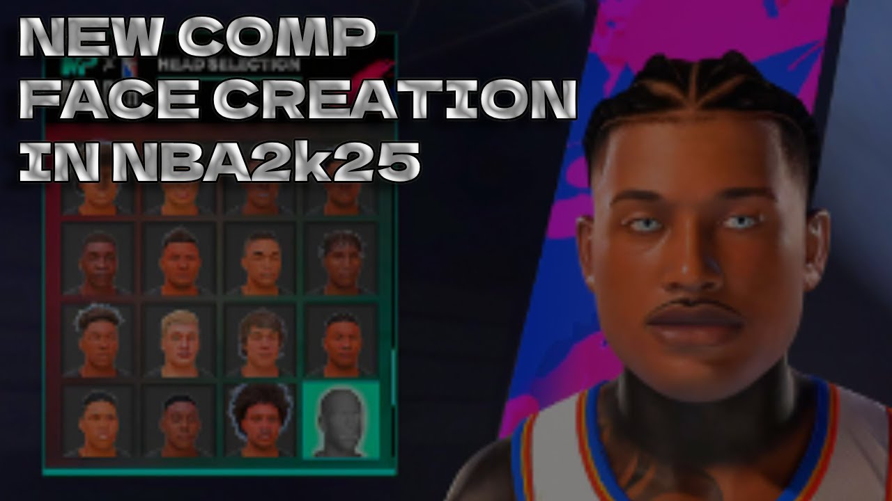 NEW HARDEST COMP FACE CREATION IN NBA2k25 #2k25 #2kcommunity #2k #new # ...