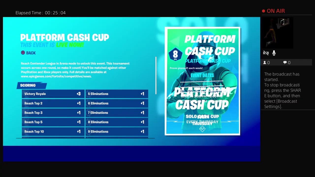 FORTNITE platform cash cup - YouTube