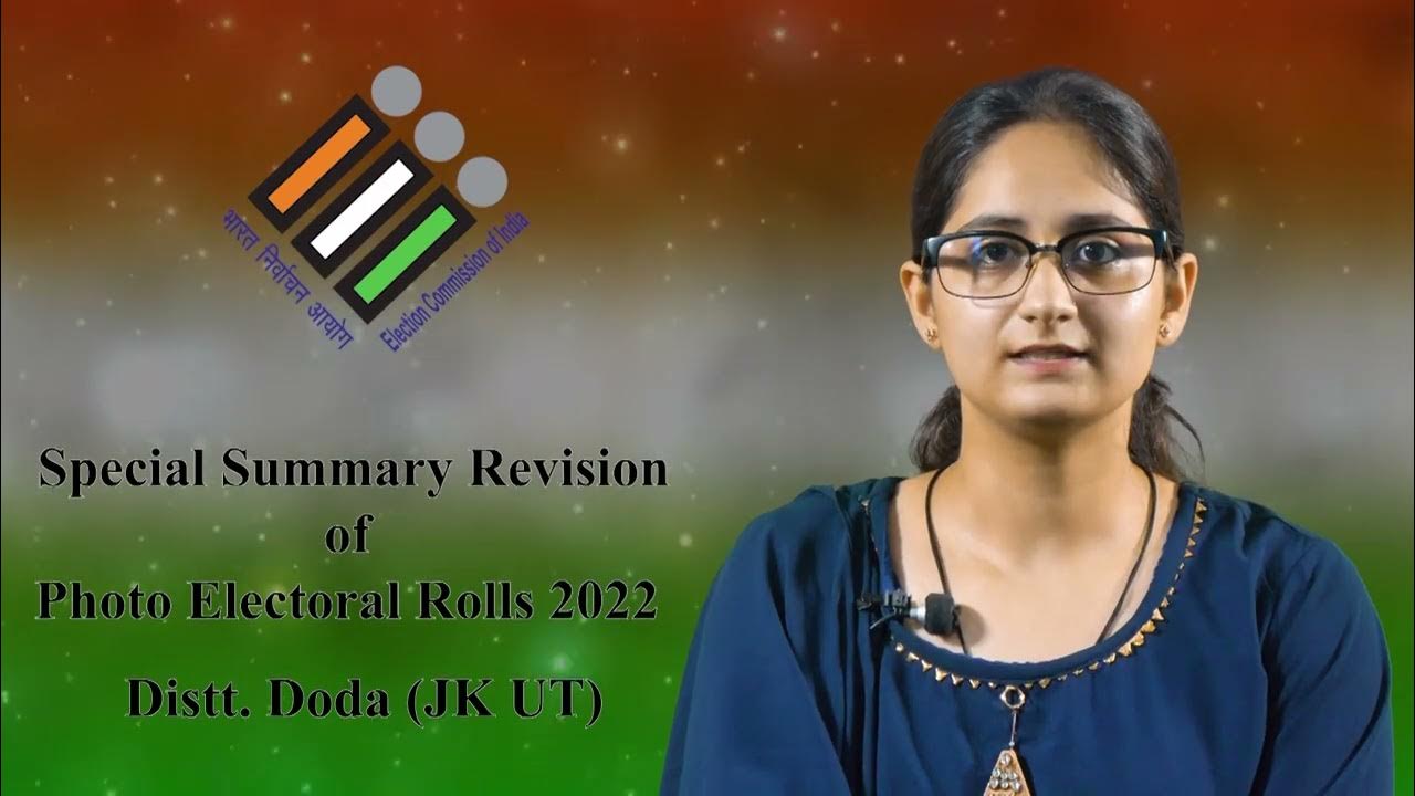 Special Summary Revision of Electoral roll (Election office Doda ) 2022 - YouTube