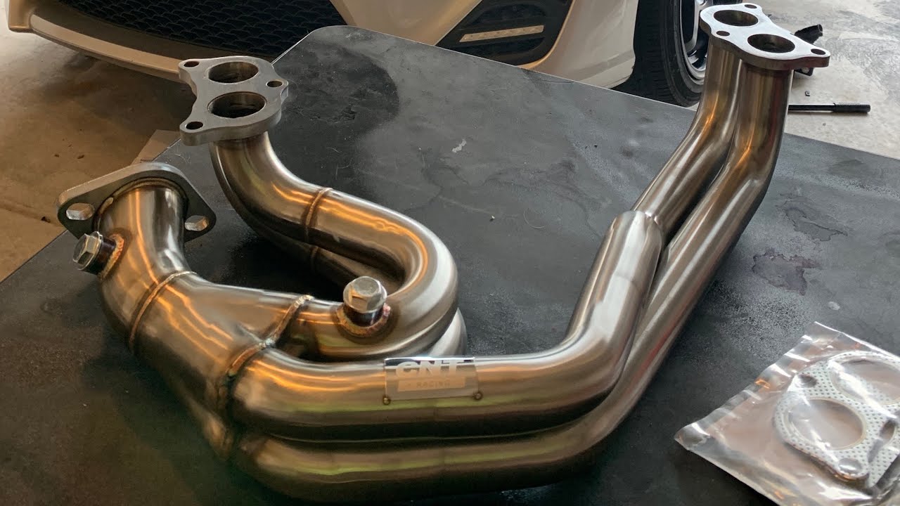 CNT UEL HEADER INSTALL ON FRS/BRZ/86! So loud! - YouTube