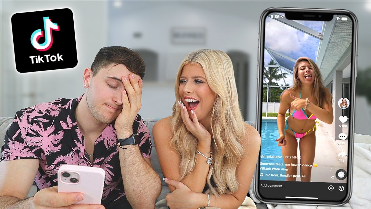 Reacting To My Girlfriends Tik Toks Shocking Youtube