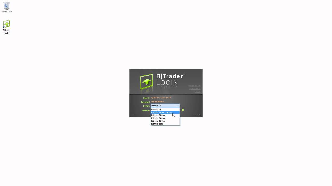 Rithmic - Completing the Market Data Subscription and Self ...