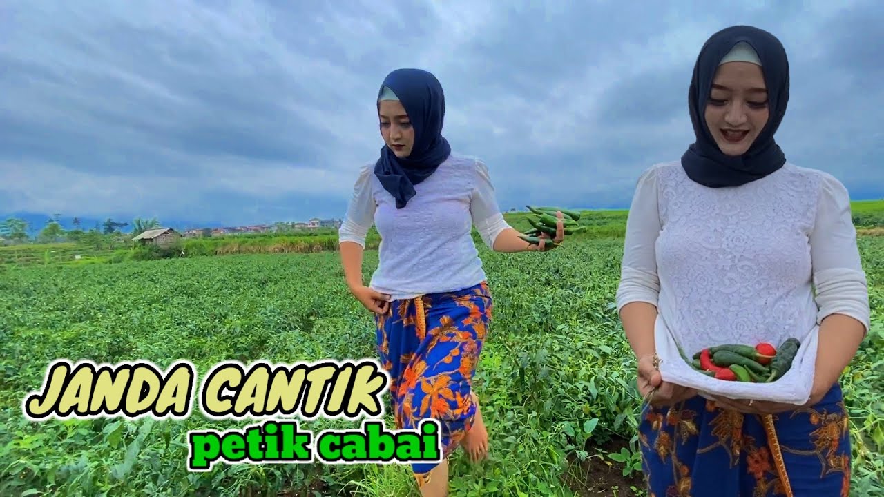 WOOW"' JANDA DESA SEMAKIN DI DEPAN | NENG NIA JANDA DESA CANTIK METIK CABAI - YouTube