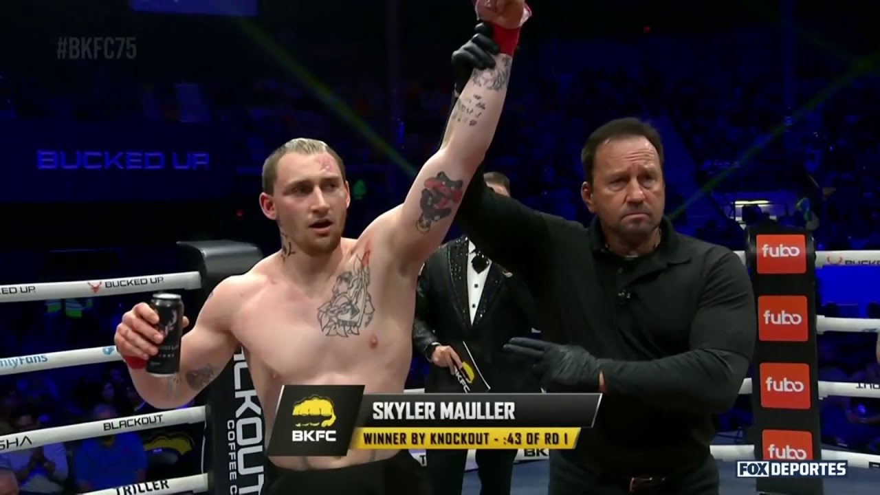 💥 ¡LO MANDÓ A LA LONA! | Skyler Mauller vs Bryant McClain | BKFC en FOX - YouTube