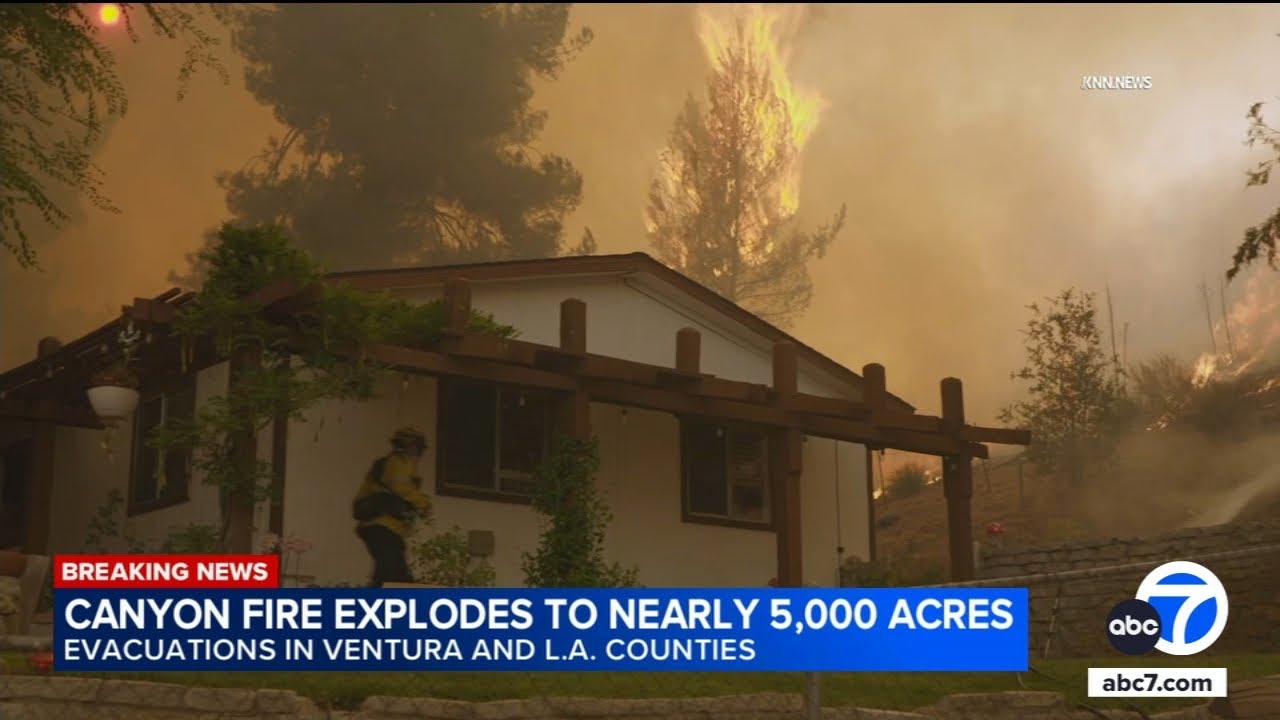 Latest on the Canyon Fire burning near Lake Piru in Ventura County ...